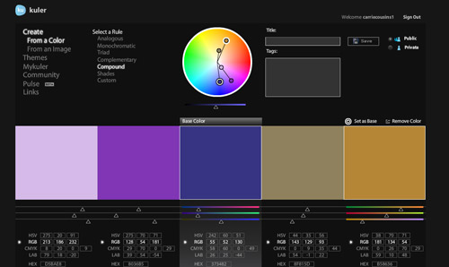 Cool Tools: Adobe Kuler | DesignContest