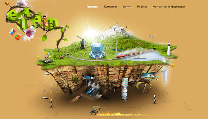 Unusual Website Designs | DesignContest