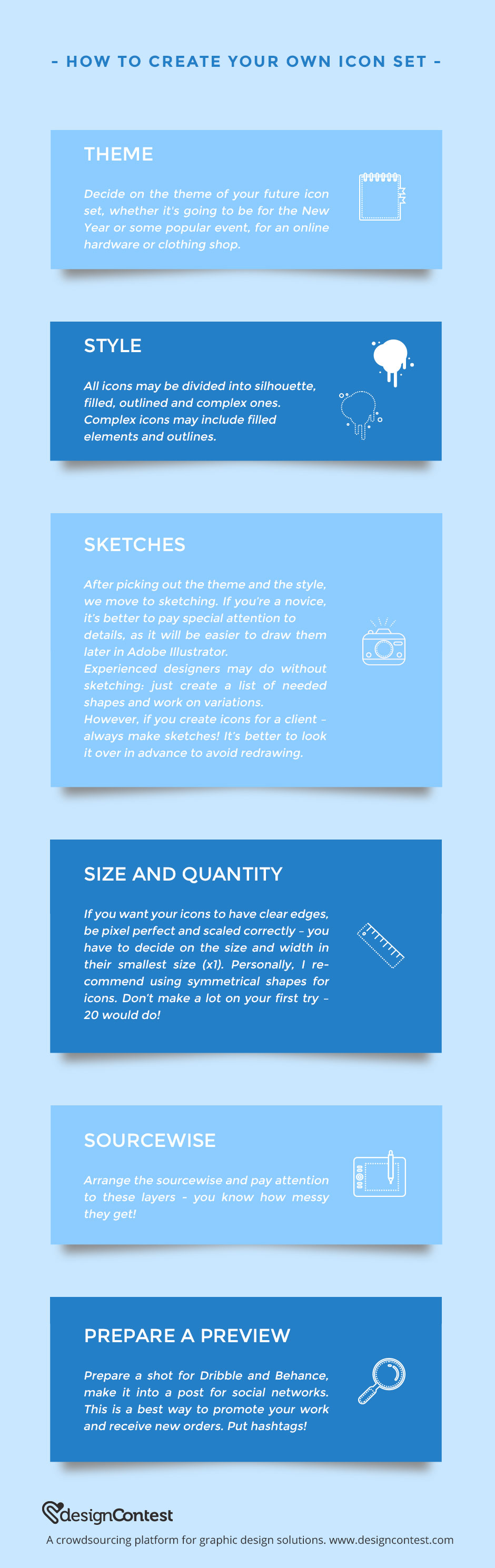 Free Icon Sets and Tips to Create Your Own | DesignContest